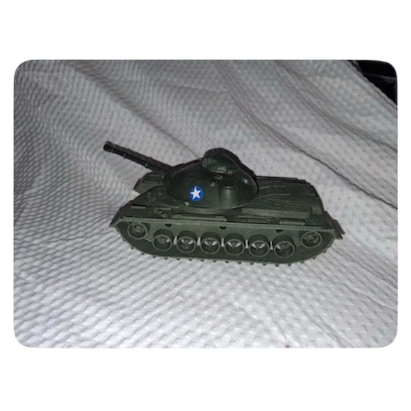 Toys | Tim Mee Vintage Green Plastic Toy Tank Military | Poshmark